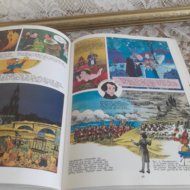 The Story of Music in Cartoons From Pre-history to the Present - Etsy