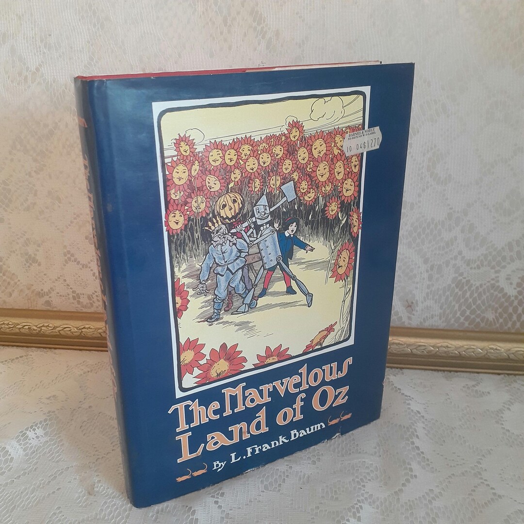 The Marvelous Land of Oz by L Frank Baum, Vintage 1985 Hardcover ...