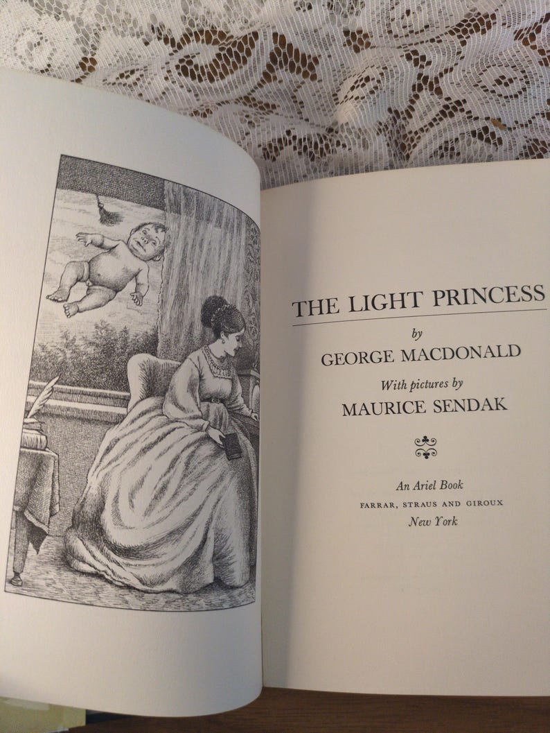 Fairy Tale Book, the Light Princess by George Macdonald, 1977 Hardcover ...