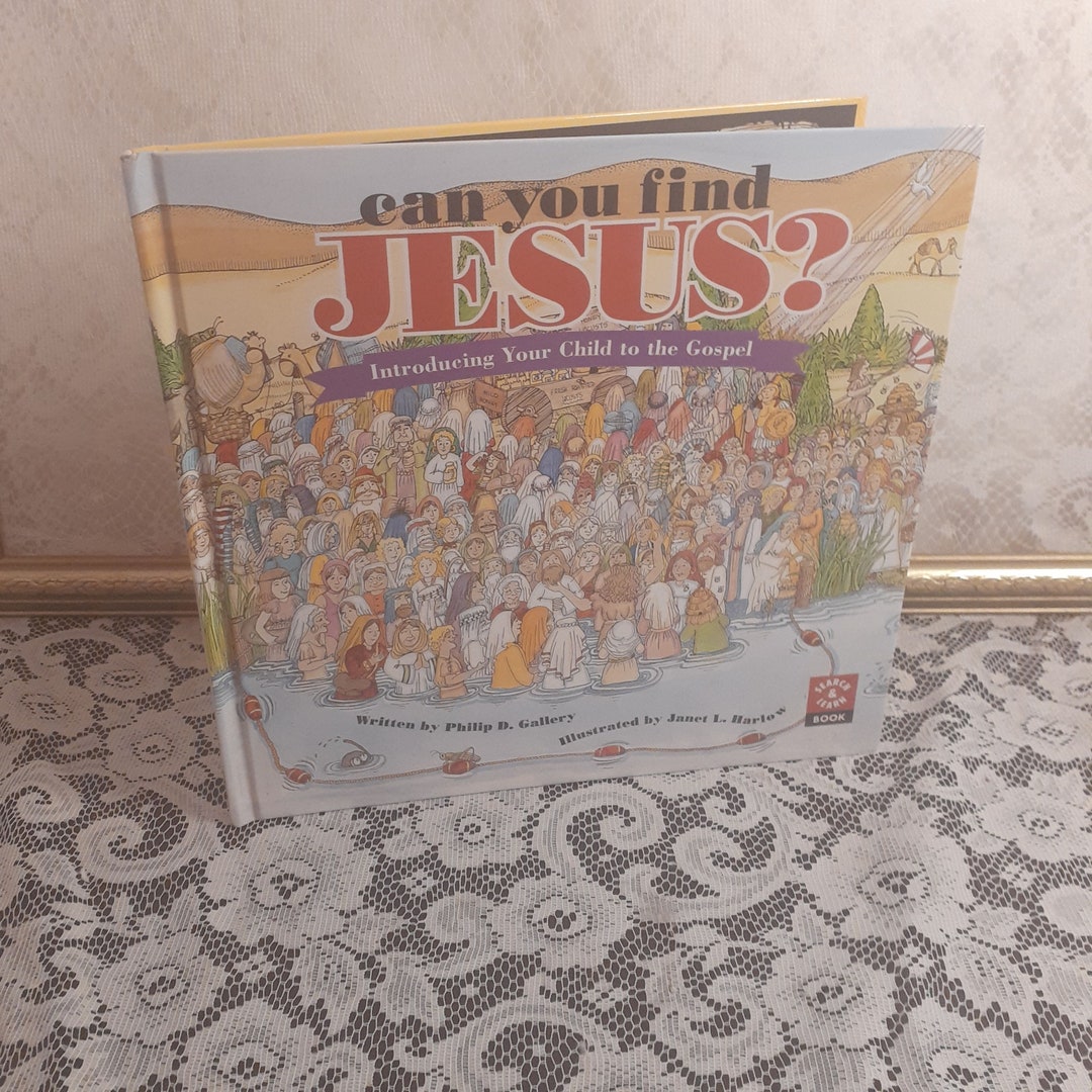 Vintage "can You Find Jesus" Book: 1996 Philip Gallery Christian Seek ...