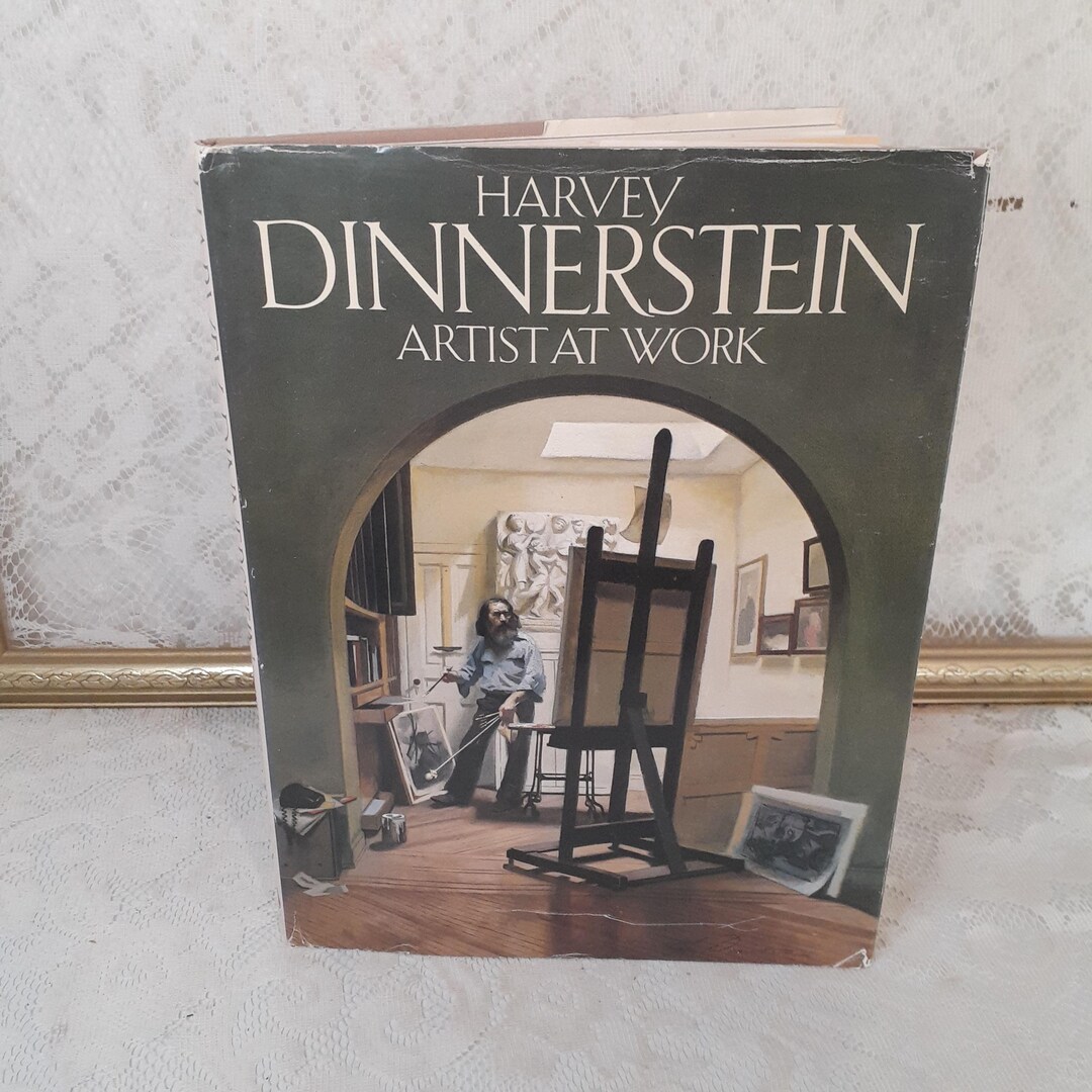 Harvey Dinnerstein : Artist at Work, Vintage 1970s Coffee Table Art ...