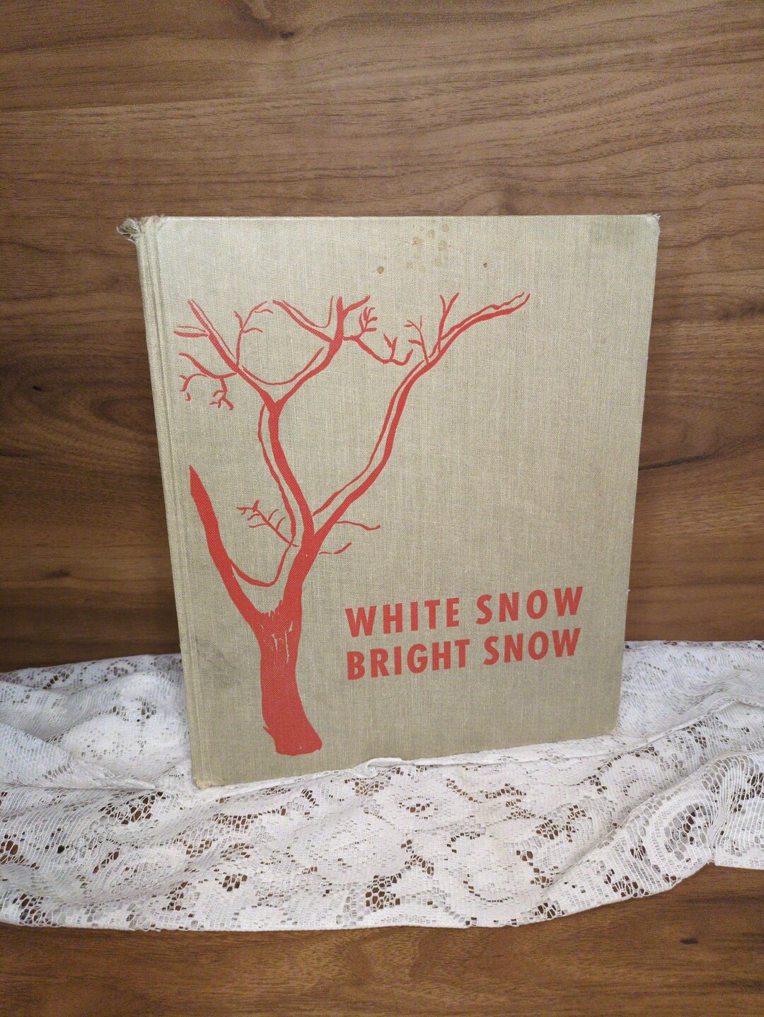 Vintage Children’s Book, White Snow Bright Snow, Alvin Tresselt, Roger ...