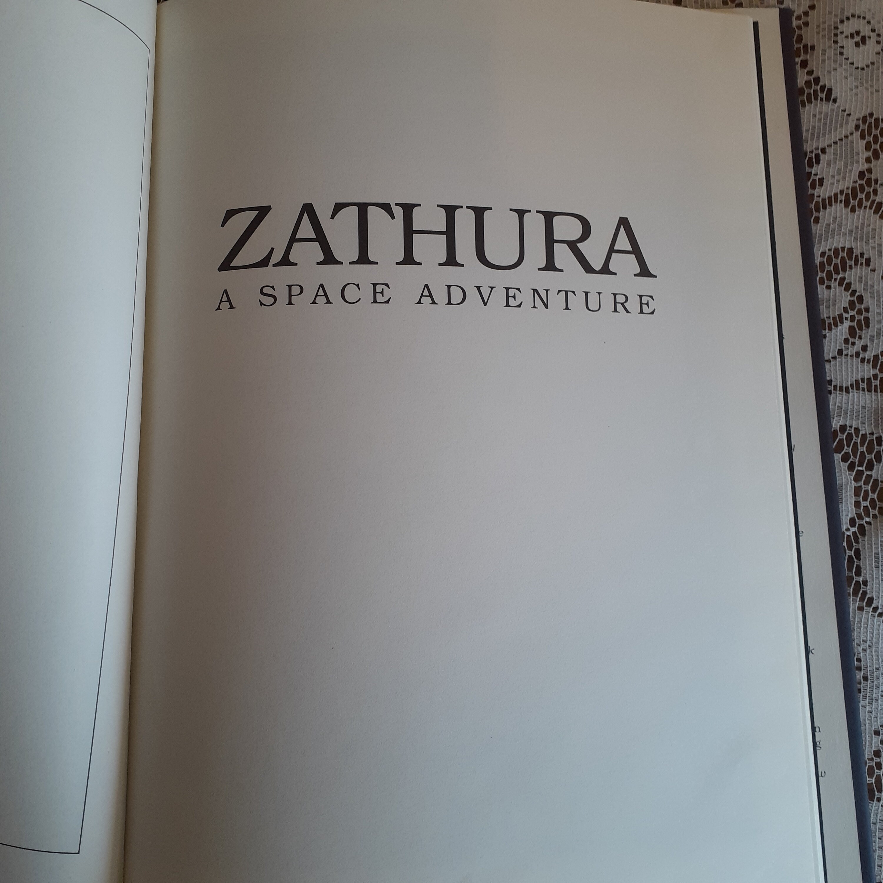 Zathura A Space Adventure Book