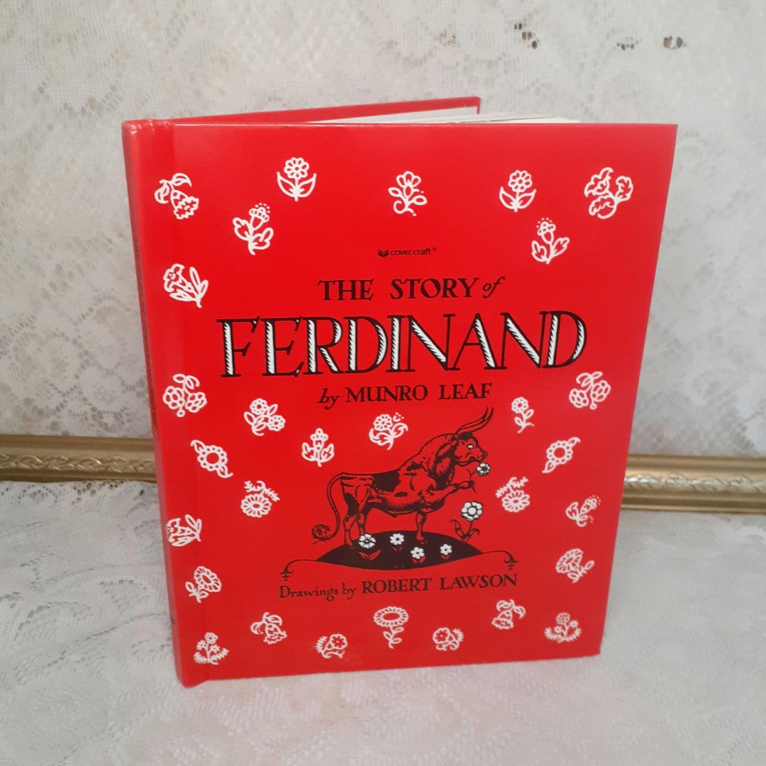 Vintage 'the Story of Ferdinand' Book: 1977 Covercraft Hardcover ...