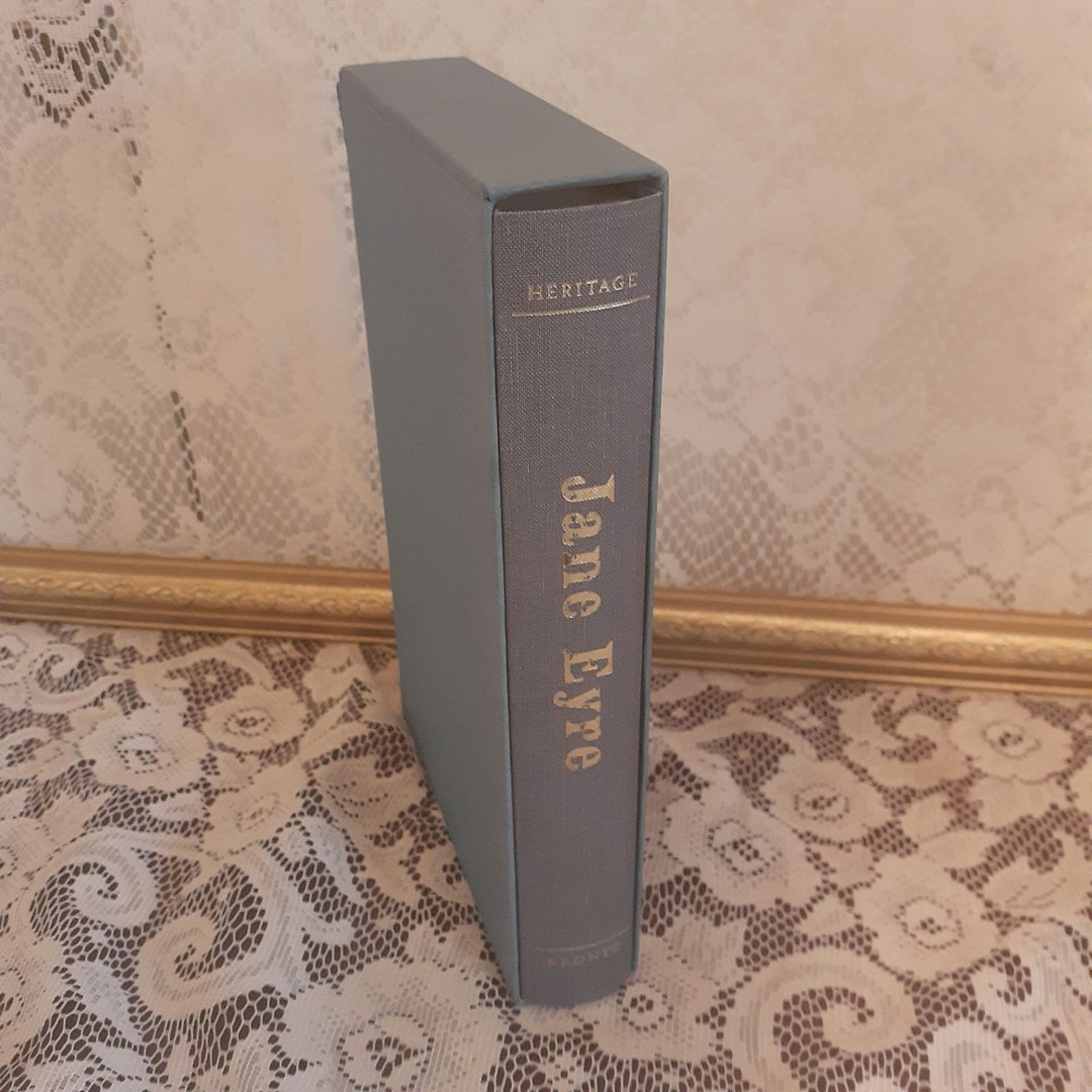 Classic Novel Book, Jane Eyre Book, Charlotte Brontë, 1974 Heritage ...