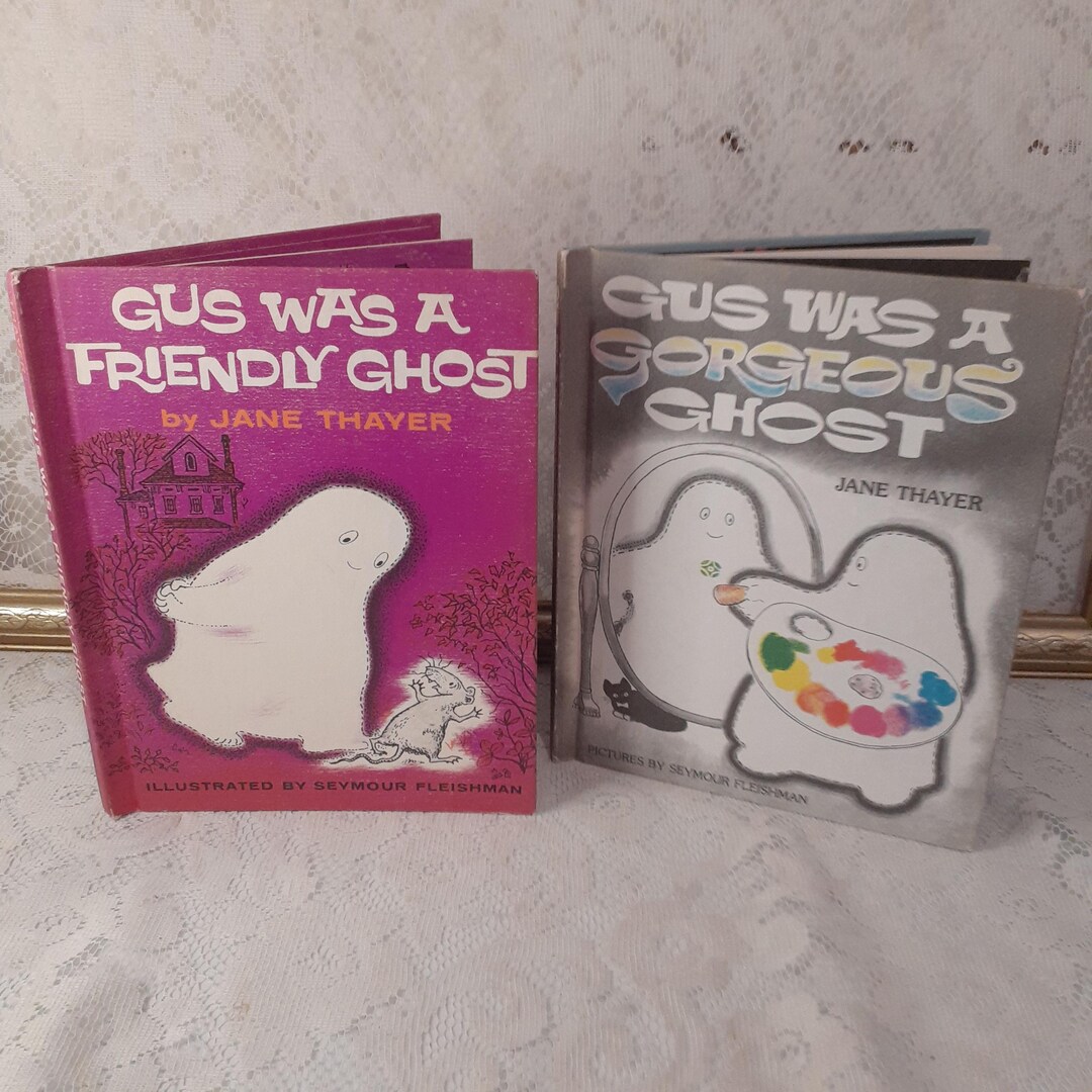Gus the Ghost 1970s Hardcover Children's Book Set, by Jane Thayer ...