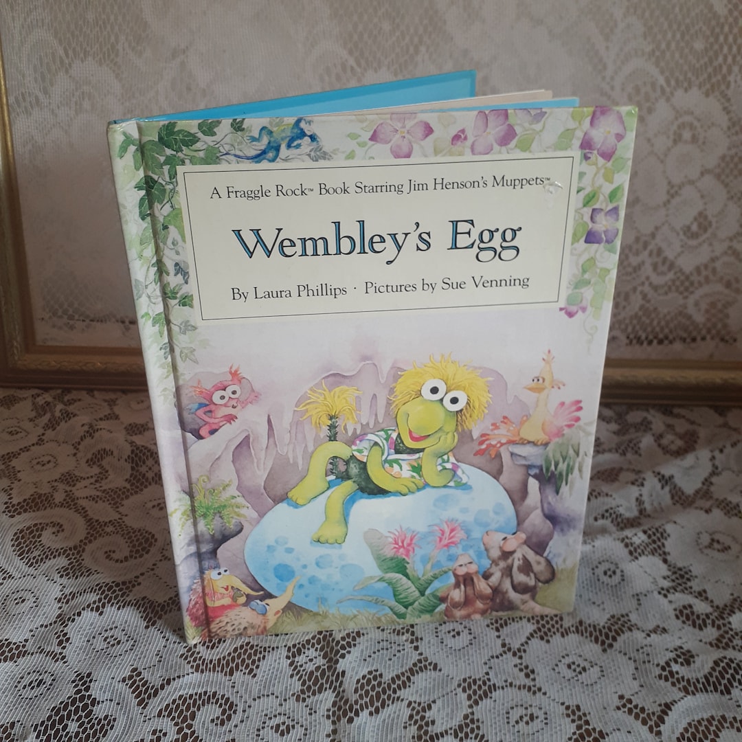 Vintage Fraggle Rock Book: Wembley's Egg, 1985 Jim Henson Muppets - Etsy