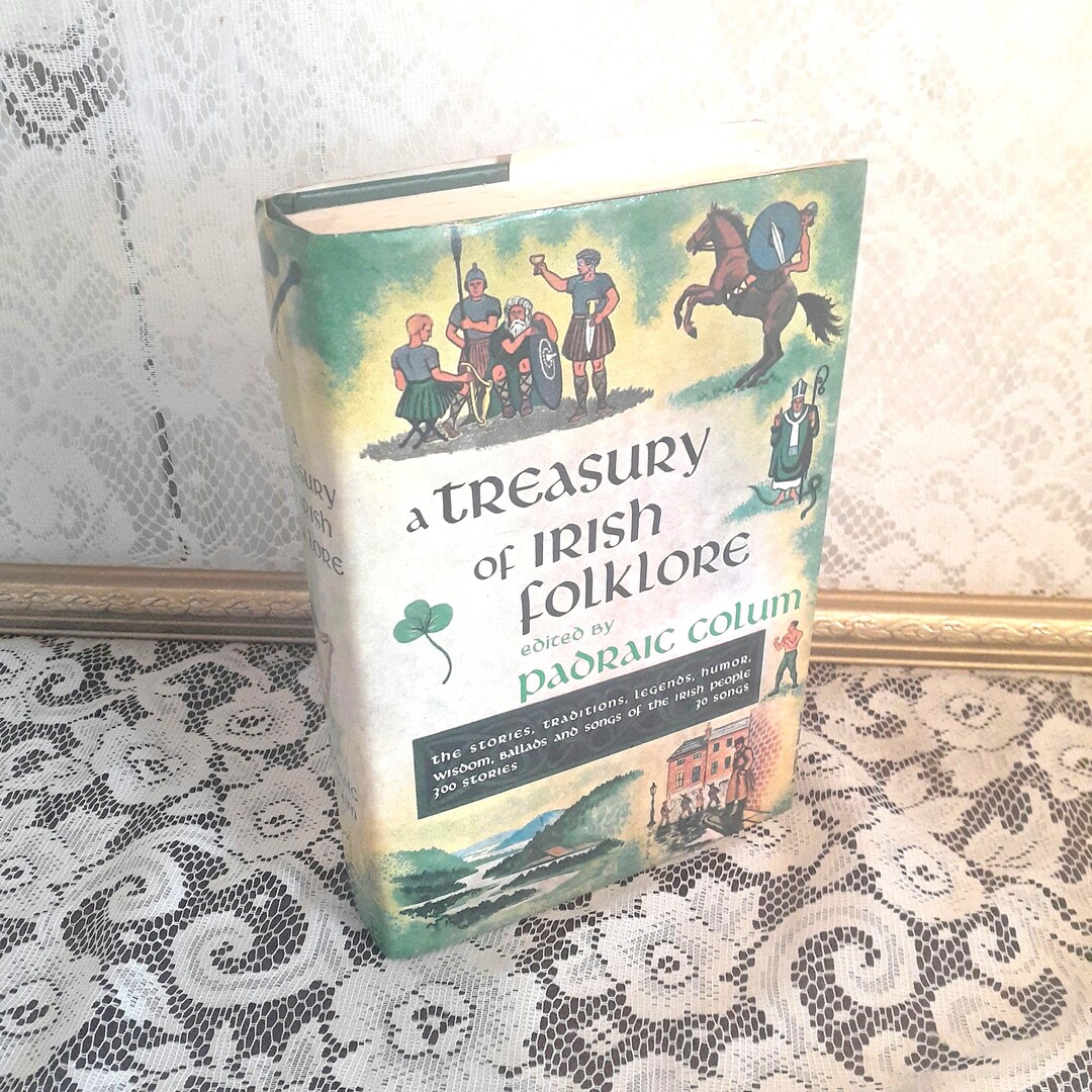 Vintage Irish Folklore Book: A Treasury of Myths & Legends, 1967 ...