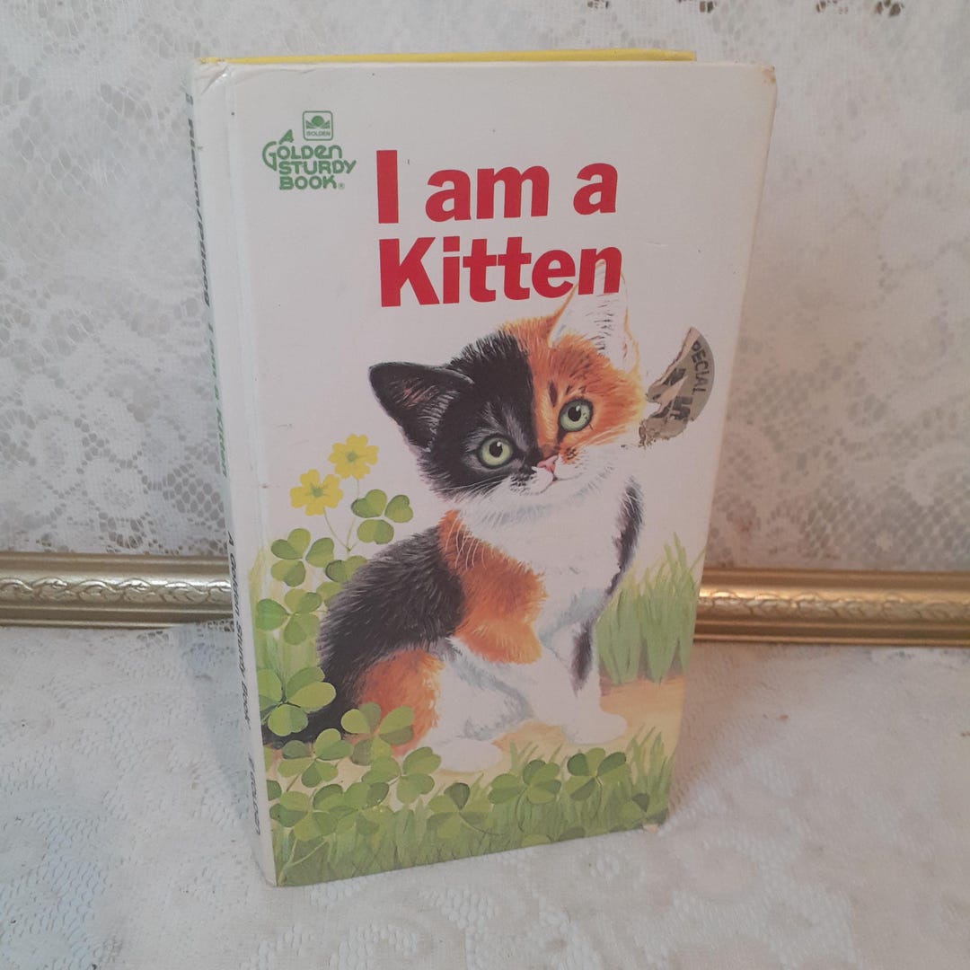 Vintage Children's Book: I Am a Kitten, Ole Risom 1970 Golden Board ...