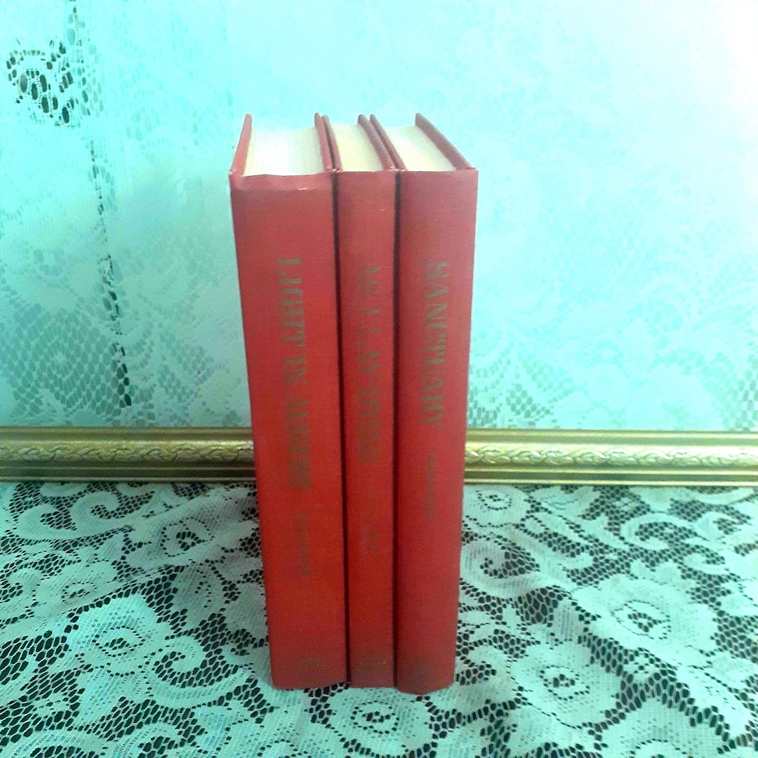 Vintage Faulkner Book Set, 1950s Hardcover Sanctuary, as I Lay Dying ...