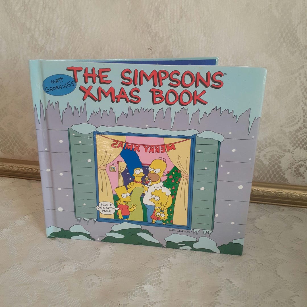 The Simpsons Xmas Book by Matt Groening Vintage 1990 Hardcover ...