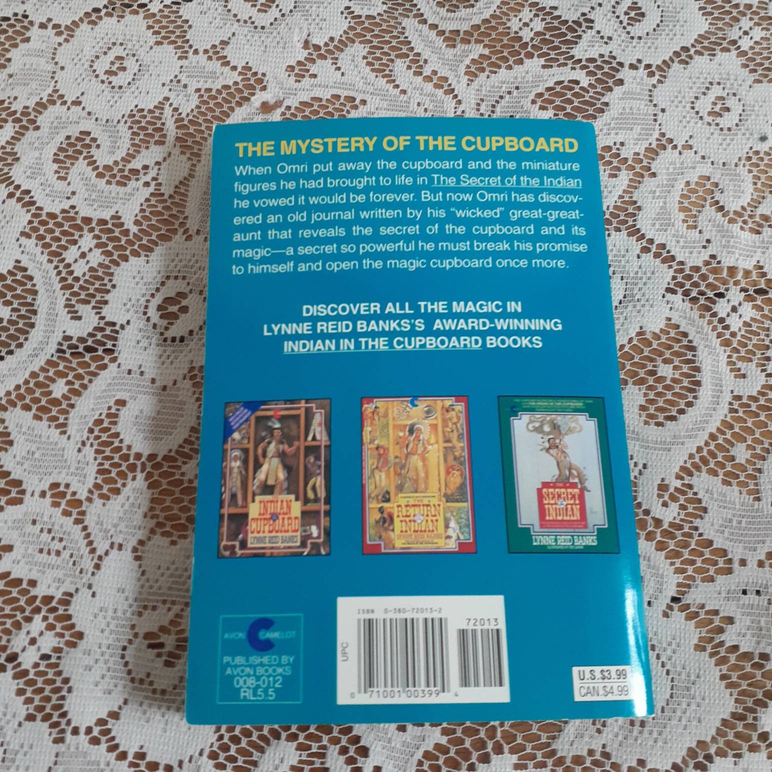 The Mystery of the Cupboard by Lynne Reid Banks Illust. by Tom - Etsy