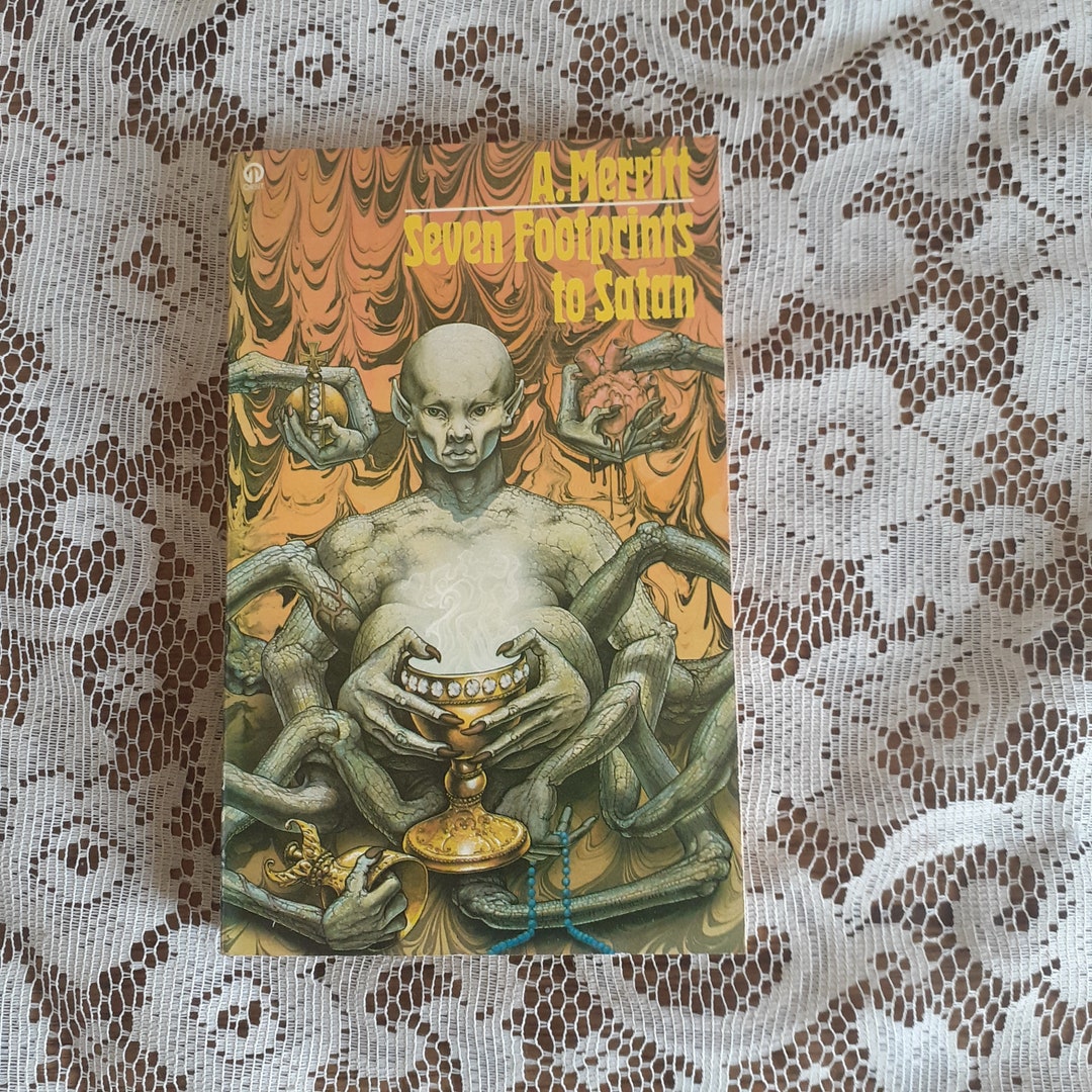 Seven Footprints to Satan by A. Merritt, Vintage 1974 Paperback Occult ...