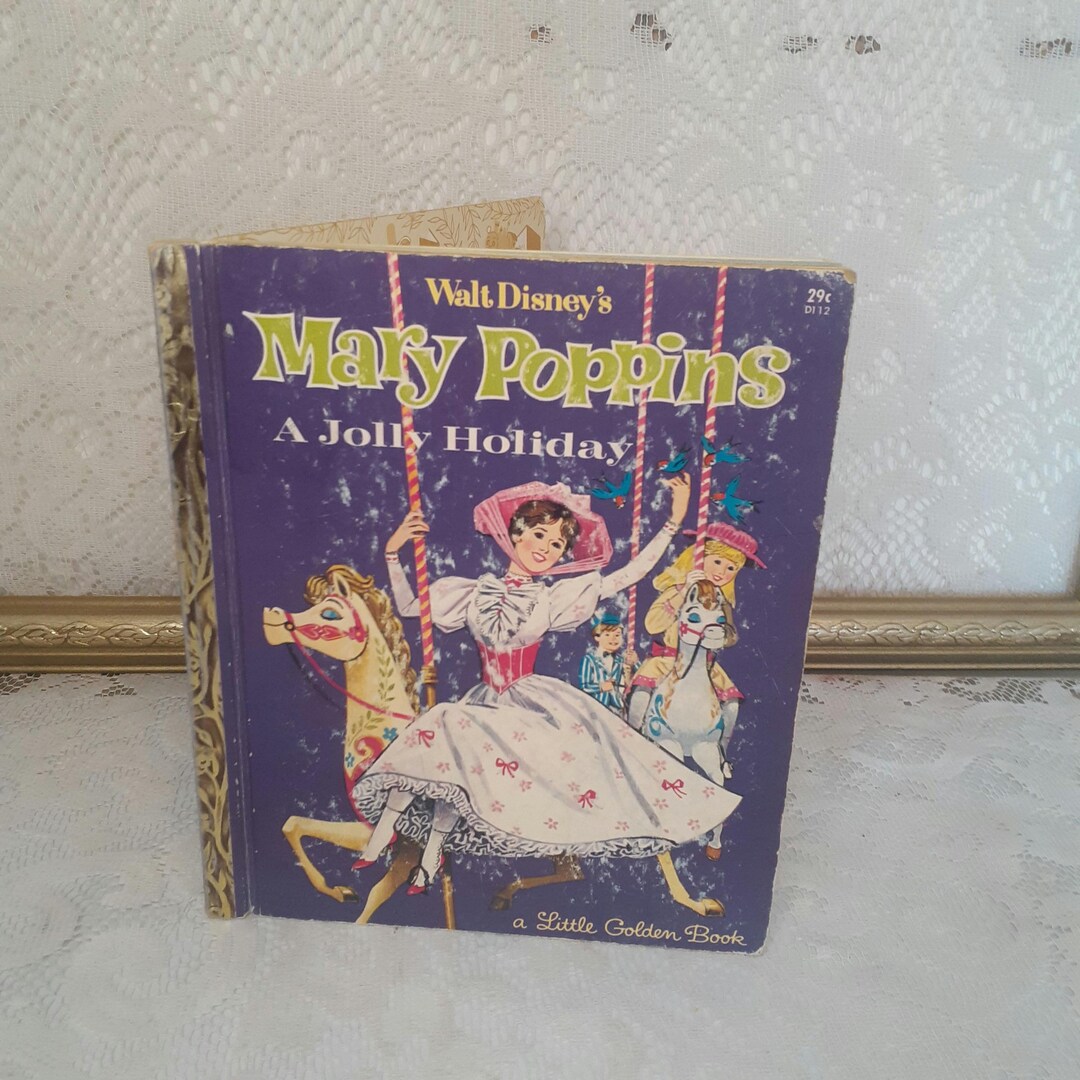 Walt Disney's Marry Poppins: A Jolly Holiday, Vintage 1963 Hardcover ...