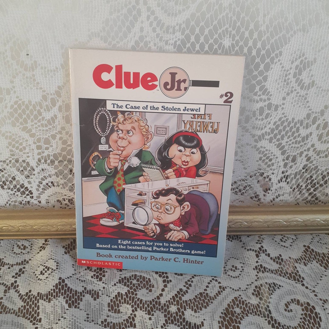 Clue Jr. the Case of the Stolen Jewel by Parker C. Hinter Vintage 1995 ...