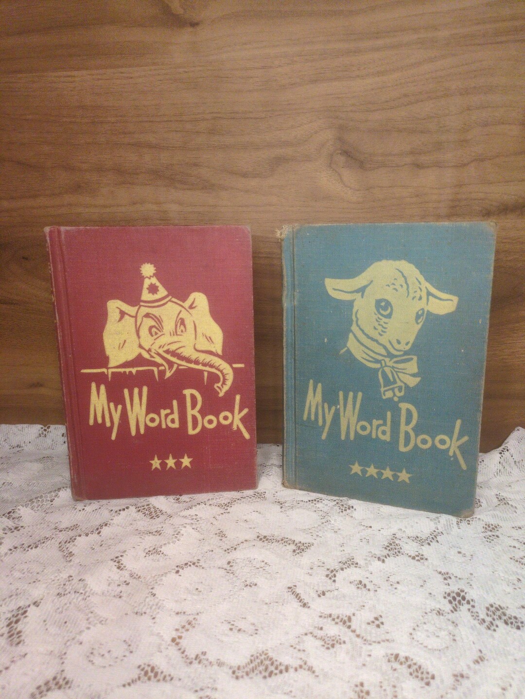 Vintage Early Reader Book Set, My Word Book Series, 1940s Hardcover ...