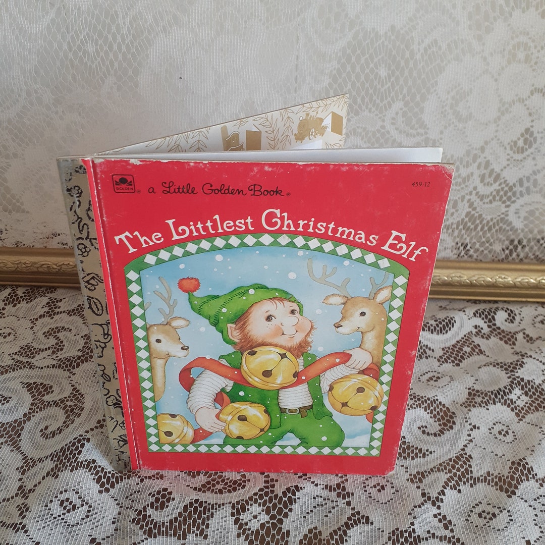 The Littlest Christmas Elf, A Little Golden Book by Nancy Buss, Vintage ...