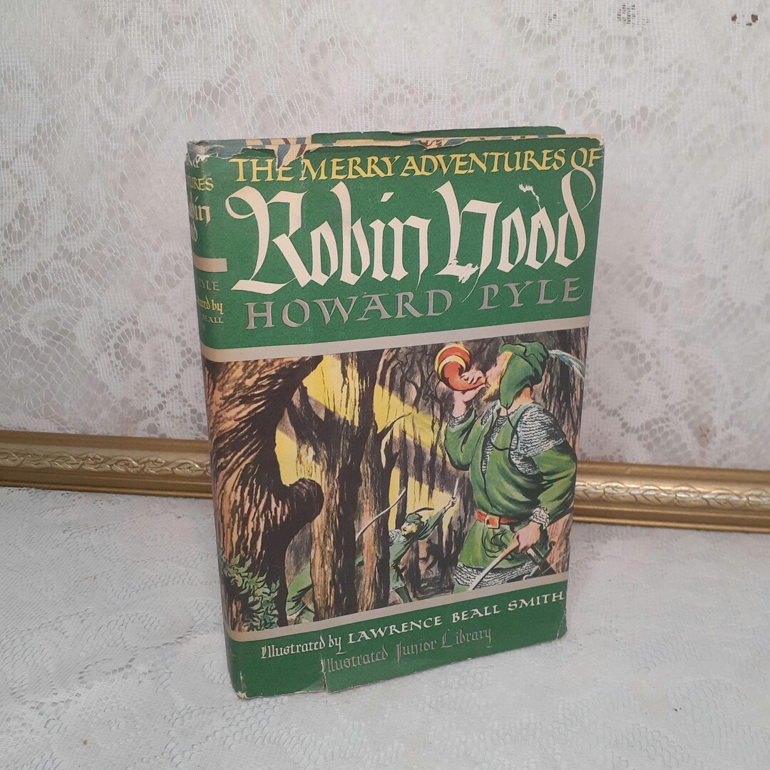 Vintage Children’s Book, Merry Adventures Robin Hood, Howard Pyle, 1952 ...