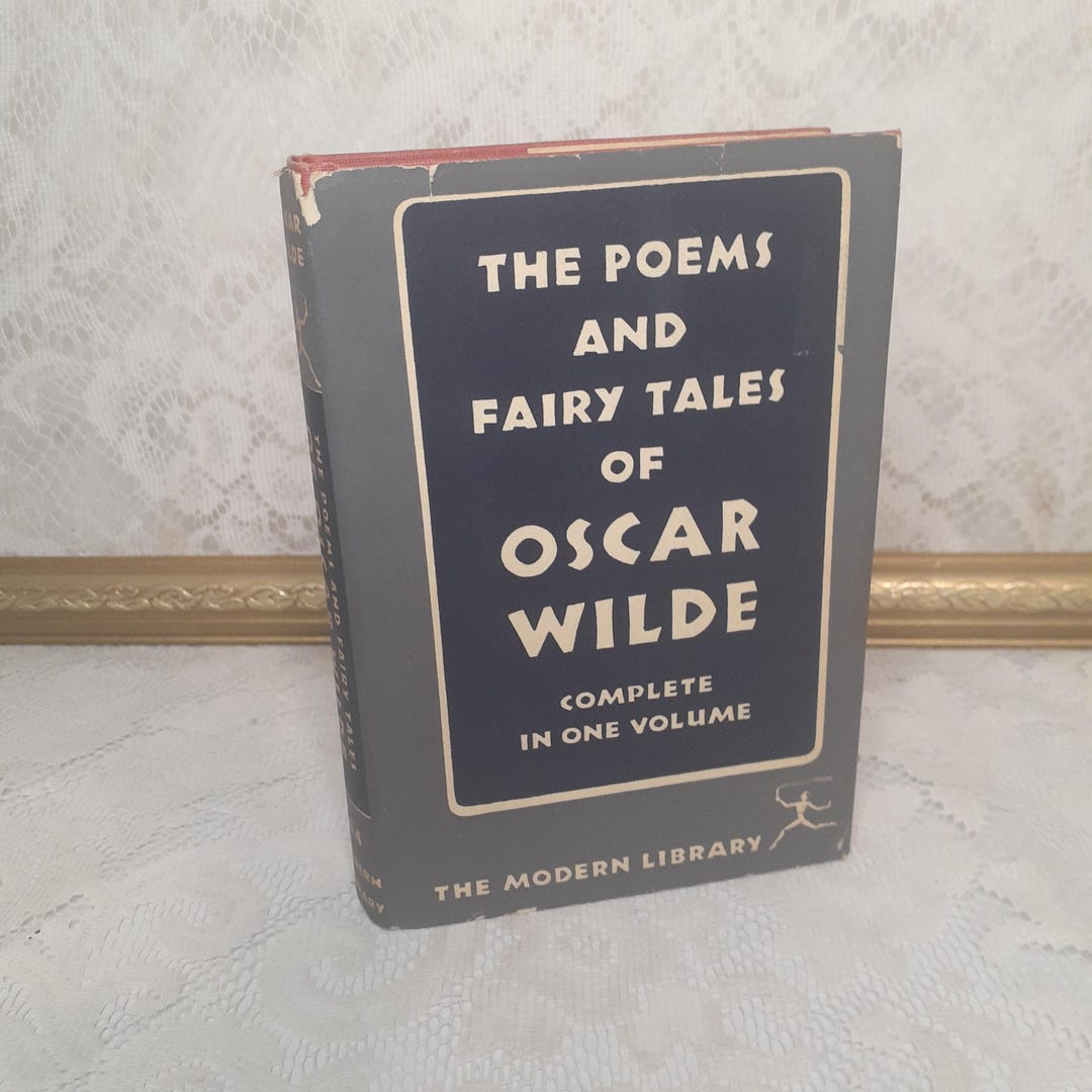 Oscar Wilde Poems & Fairy Tales: Vintage Modern Library Hardcover - Etsy