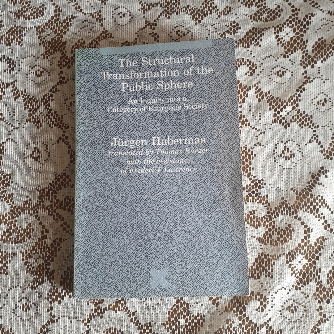 The Structural Transformation of the Public Sphere: an Inquiry Into a ...