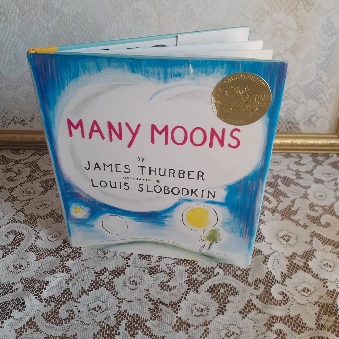 Many Moons by James Thurber, Illustrated by Louis Slobodkin Vintage Hardcover Children's Story ...