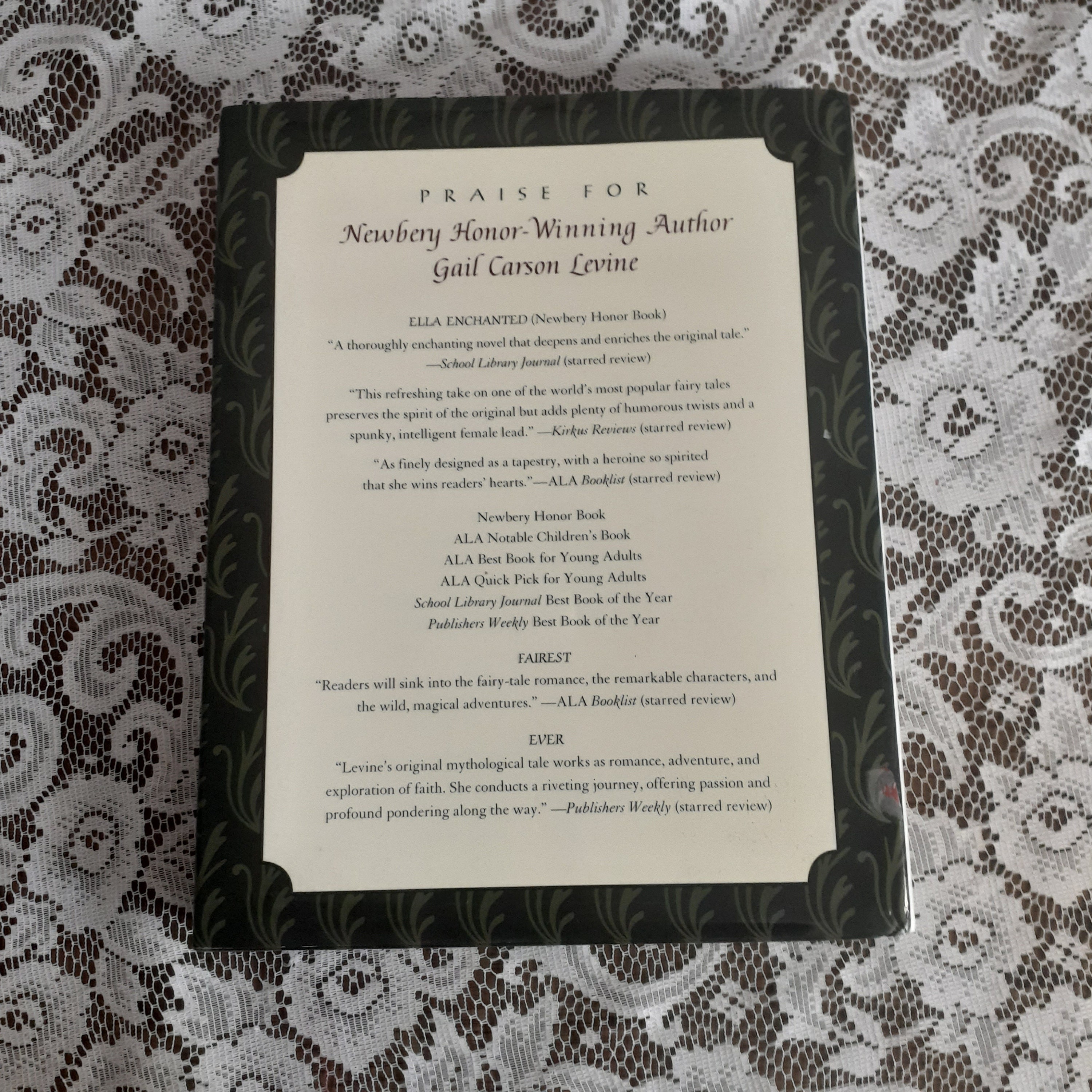 Ella Enchanted Characters Book