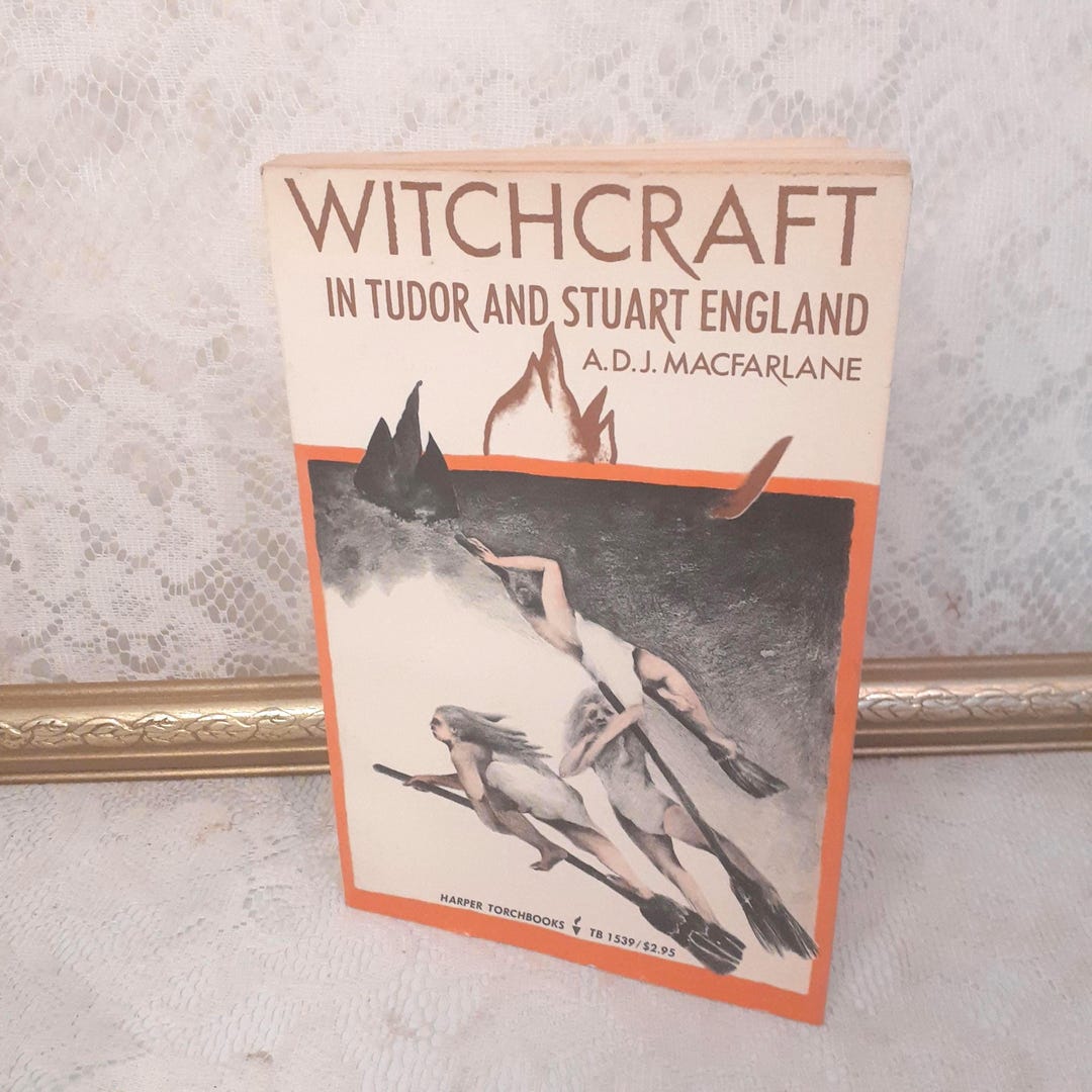 Vintage Witchcraft History Book: Tudor & Stuart England, 1970 Paperbac ...