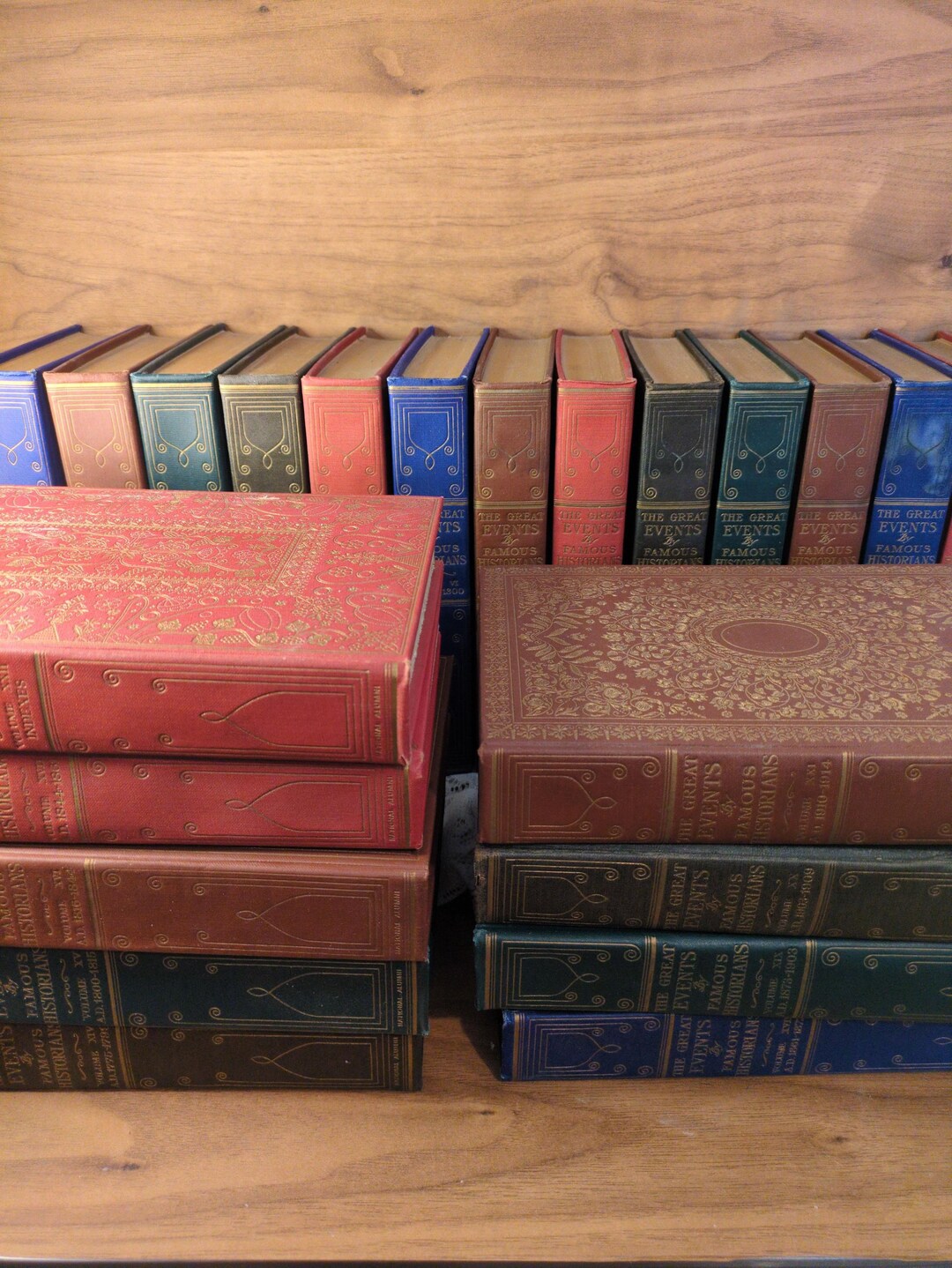 Antique History Book Set – the Events by Famous Historians, 1905 22 ...