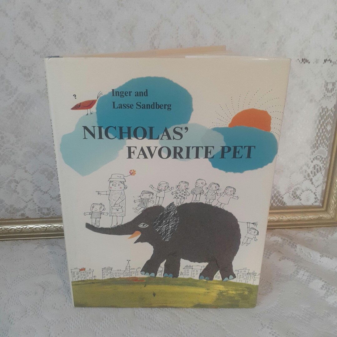 Vintage Children’s Book, Nicholas’ Favorite Pet by Inger & Lasse ...