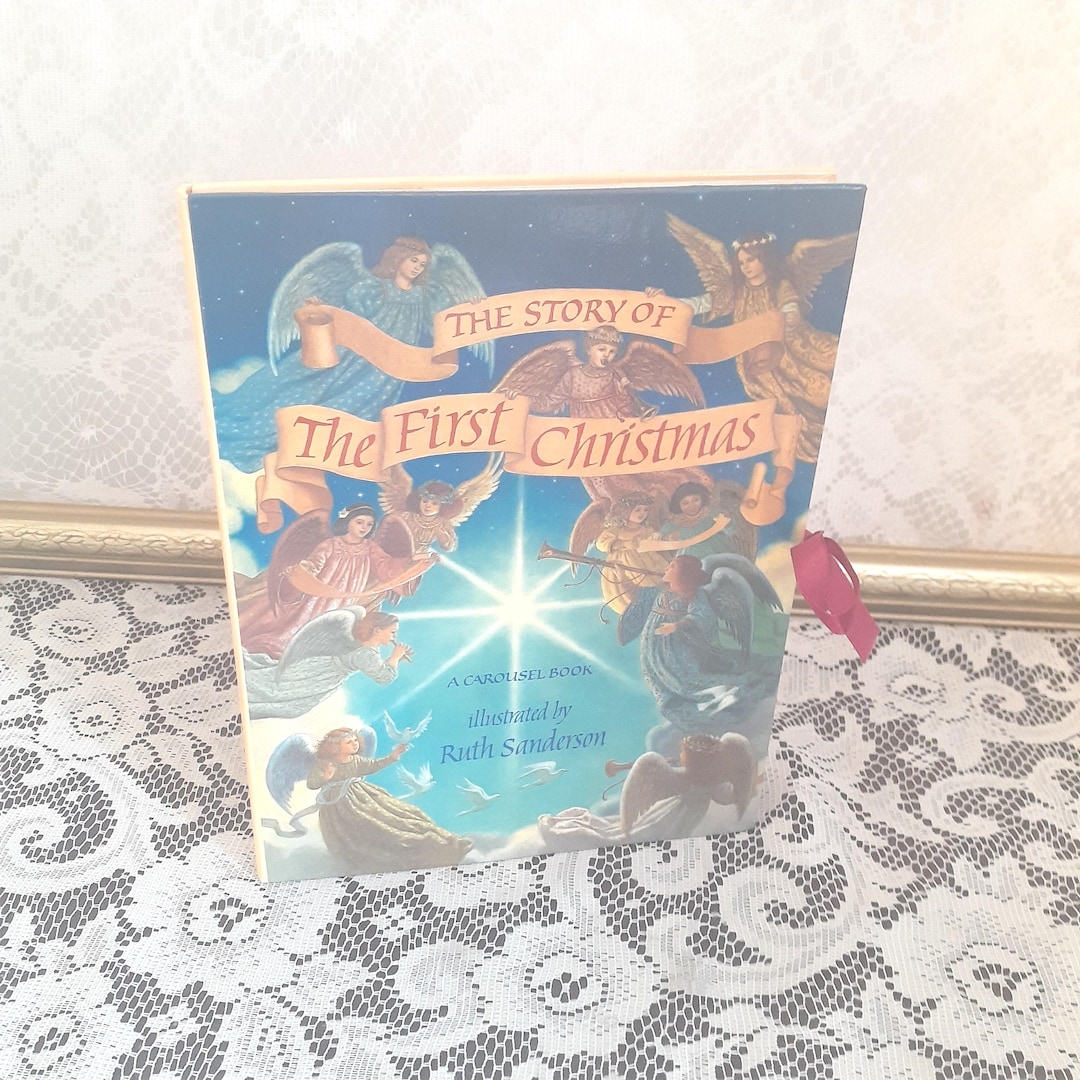 Vintage Nativity Carousel Book: Story of First Christmas, Ruth ...