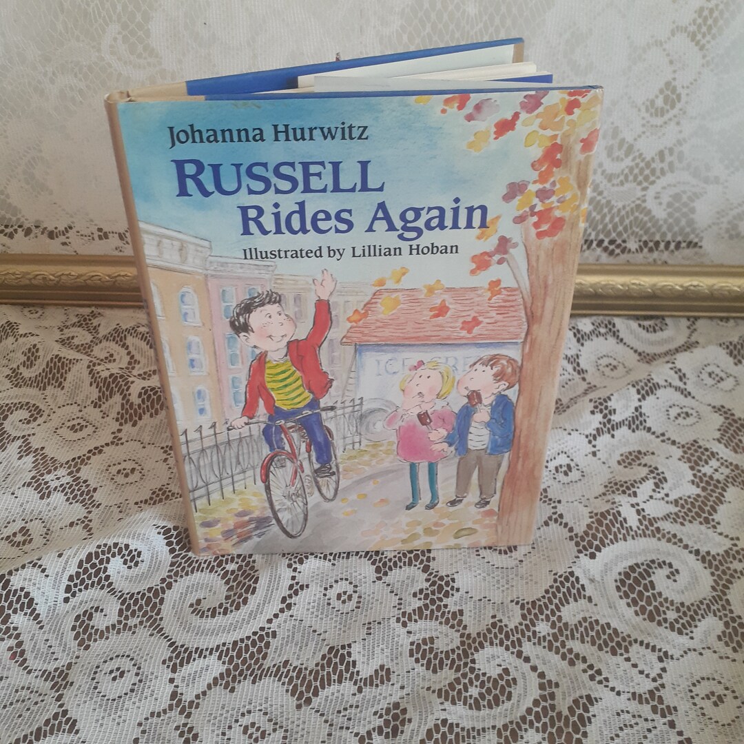SIGNED COPY Russell Rides Again by Johanna Hurwitz, Illustrated by ...
