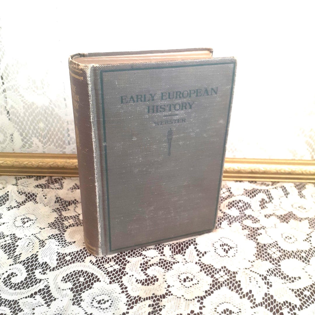 Antique History Book, Early European History by Hutton Webster, 1917 ...