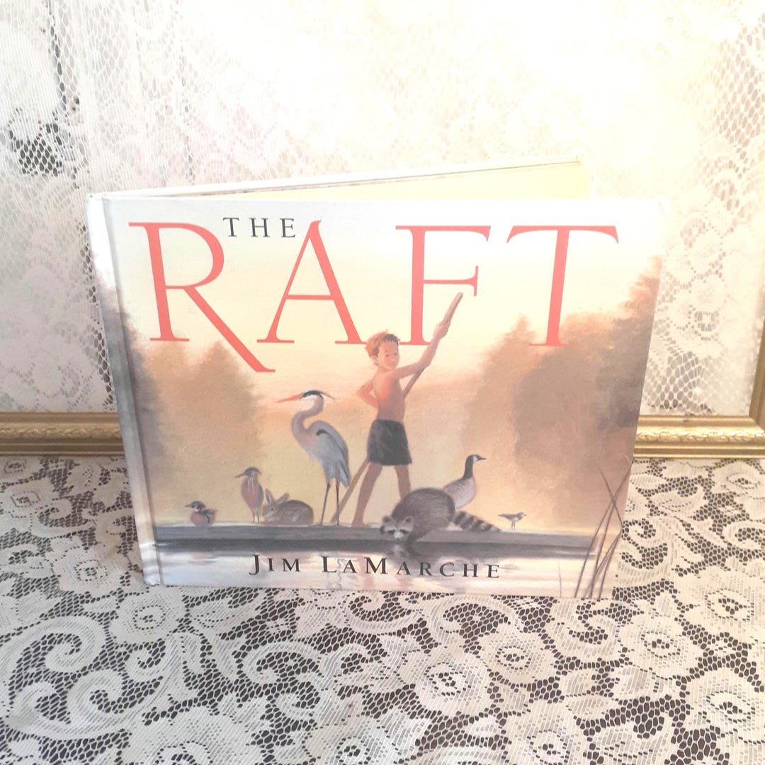The Raft by Jim Lamarche, Vintage 2000 Hardcover Children's Books - Etsy