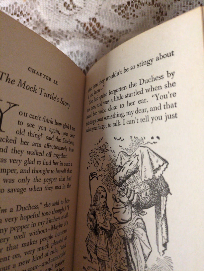 Alice’s Adventures in Wonderland Book Lewis Carroll 1951 Greston Press ...