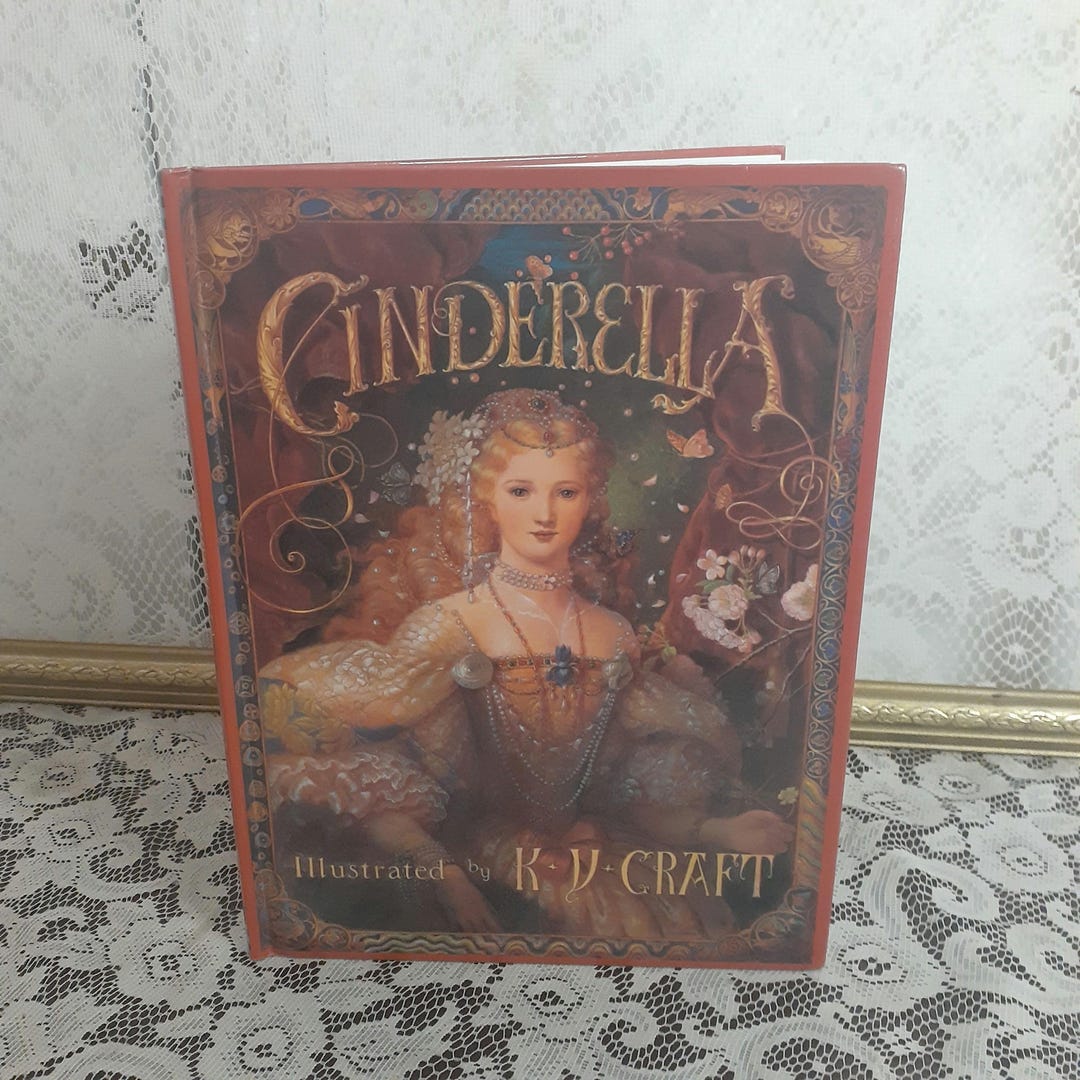 Cinderella Illustrated by Kinuko Y Craft, Vintage 2000 Hardcover ...