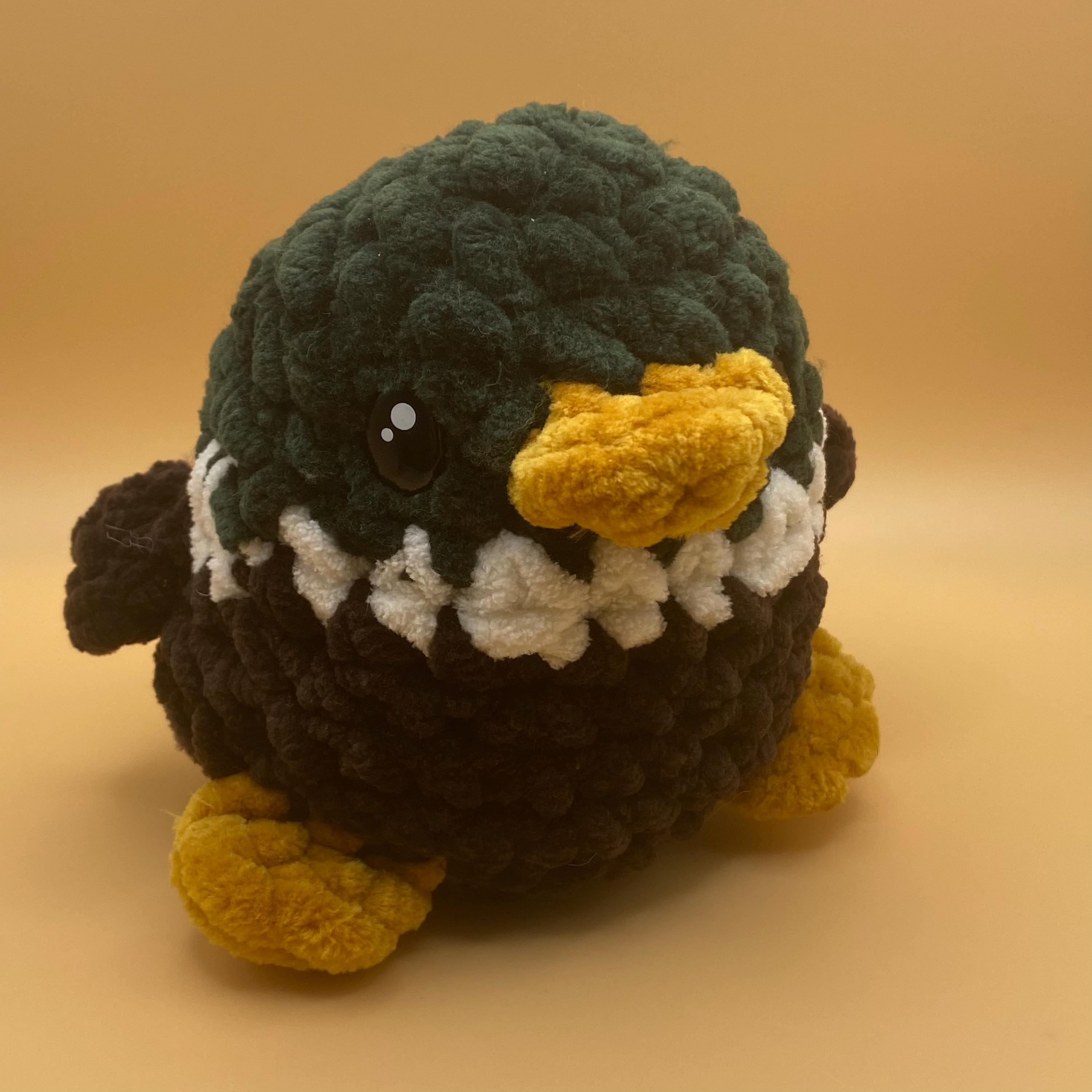 Mallard Plushie Duck Amigurumi Duck Stuffed Toy - Etsy