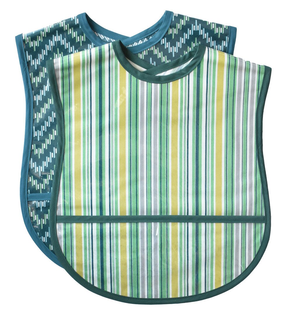 2 Youth Bibs Extra Small Adult Vinyl Bib Set Waterproof Etsy