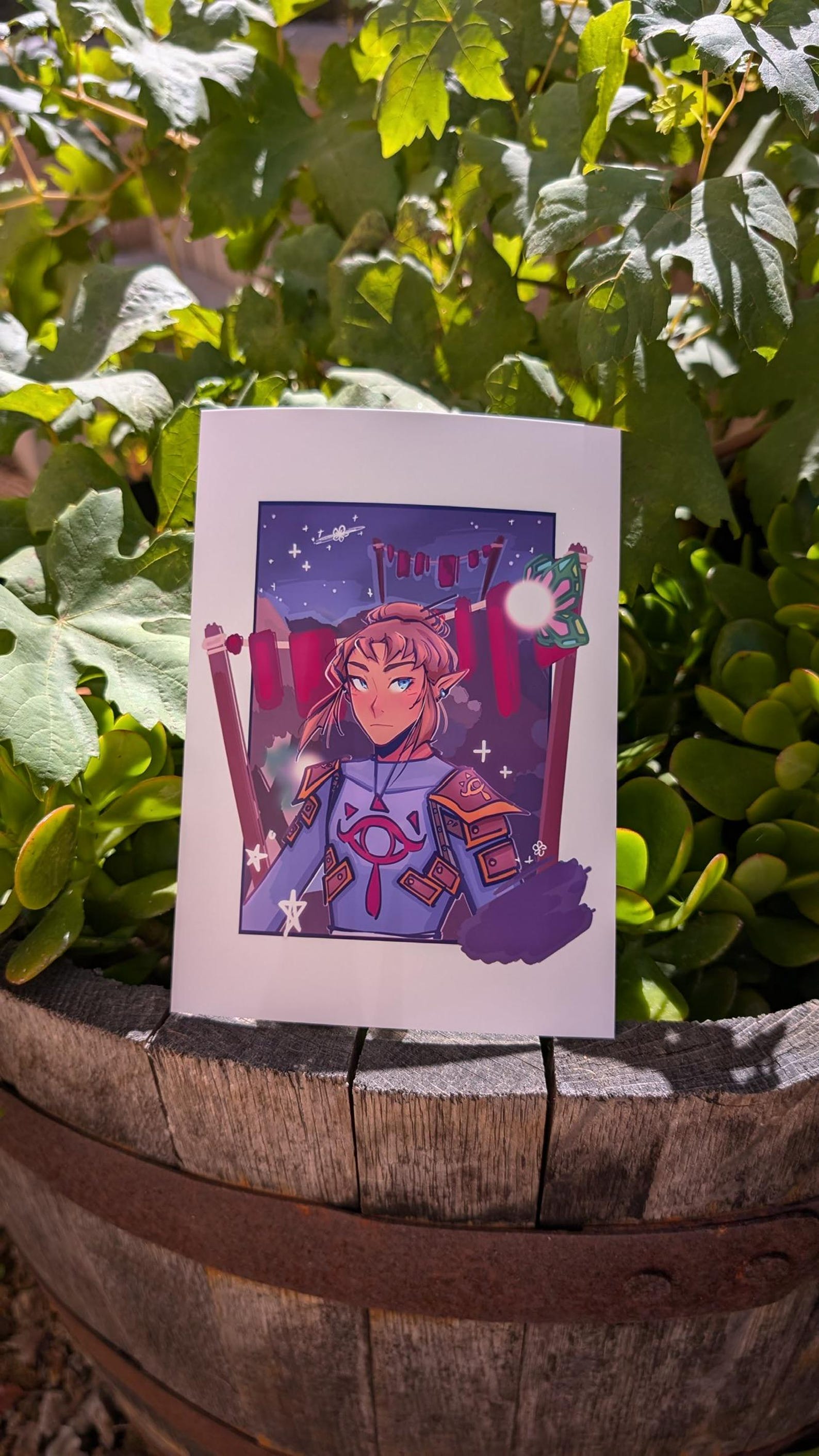 Link BOTW Sheikah Legend of Zelda Breath of the Wild Print - Etsy