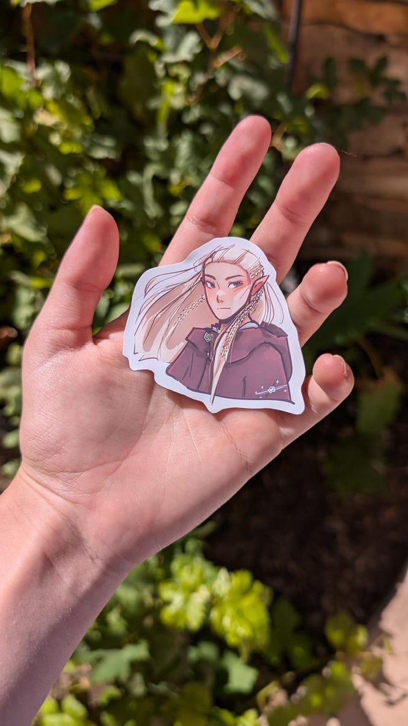 Legolas LOTR Hobbit Lord of the Rings Sticker - Etsy