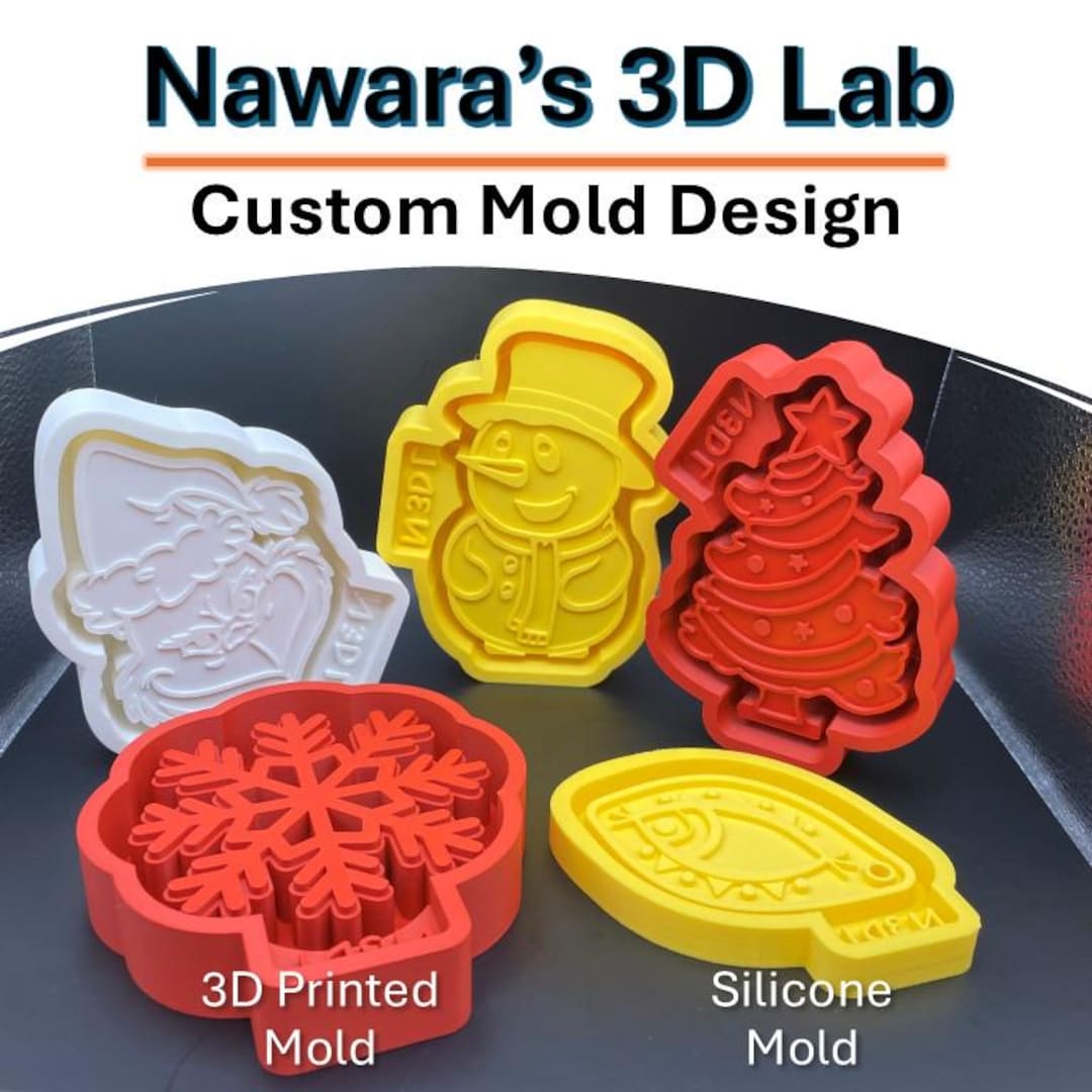Custom Silicone Mold Design, Epoxy Resin, Soap, Wax Melts - Etsy