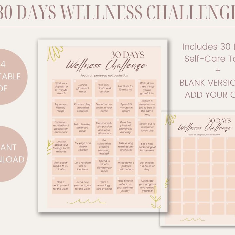 Wellness Challenge - Etsy