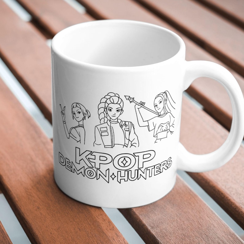 K-pop Demon Hunter Clipart | 60 PNG & SVG Outlines (digital Download ...