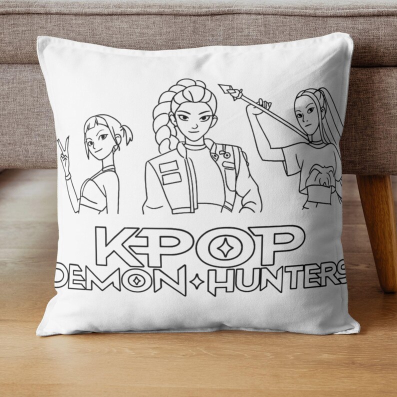 K-pop Demon Hunter Clipart | 60 PNG & SVG Outlines (digital Download ...