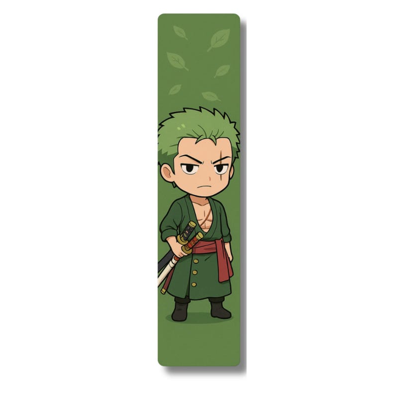 Chibi One Piece Bookmarks: Zoro, Sanji, Ace - Anime Manga (digital ...