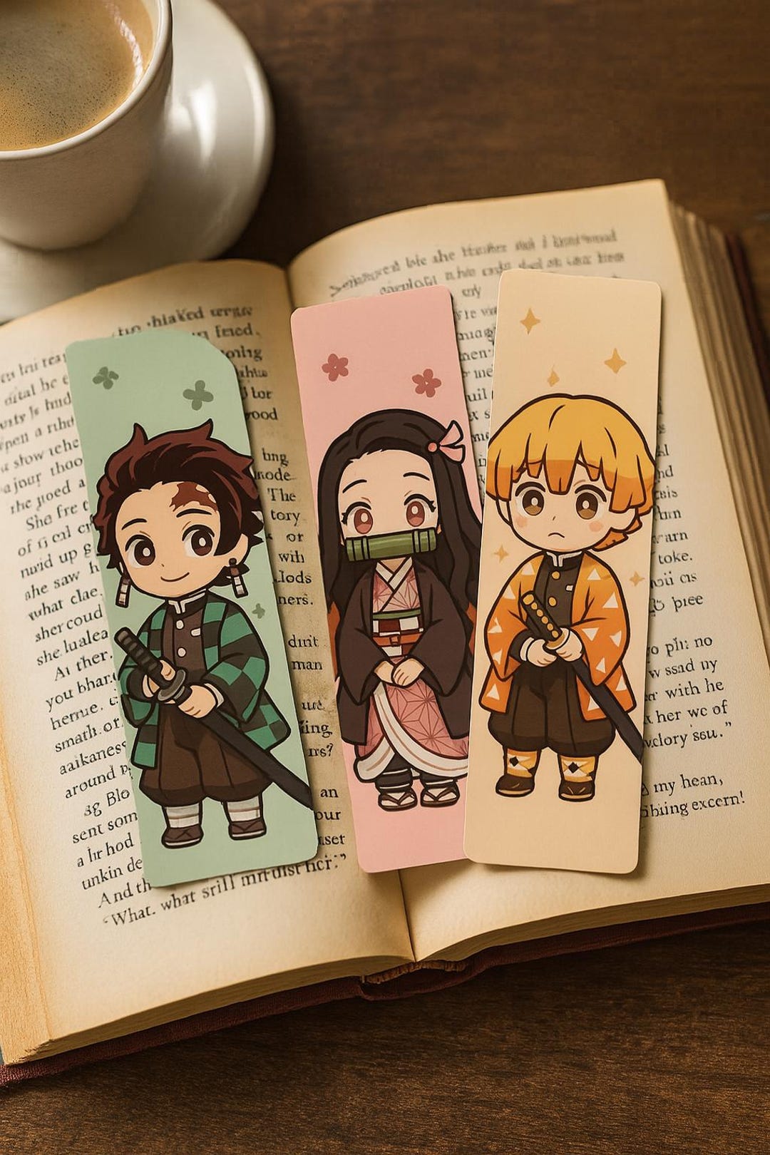 Anime Chibi Printable Bookmarks Set - Digital Marks– Manga-inspired ...