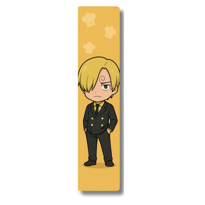Chibi One Piece Bookmarks: Zoro, Sanji, Ace - Anime Manga (digital ...
