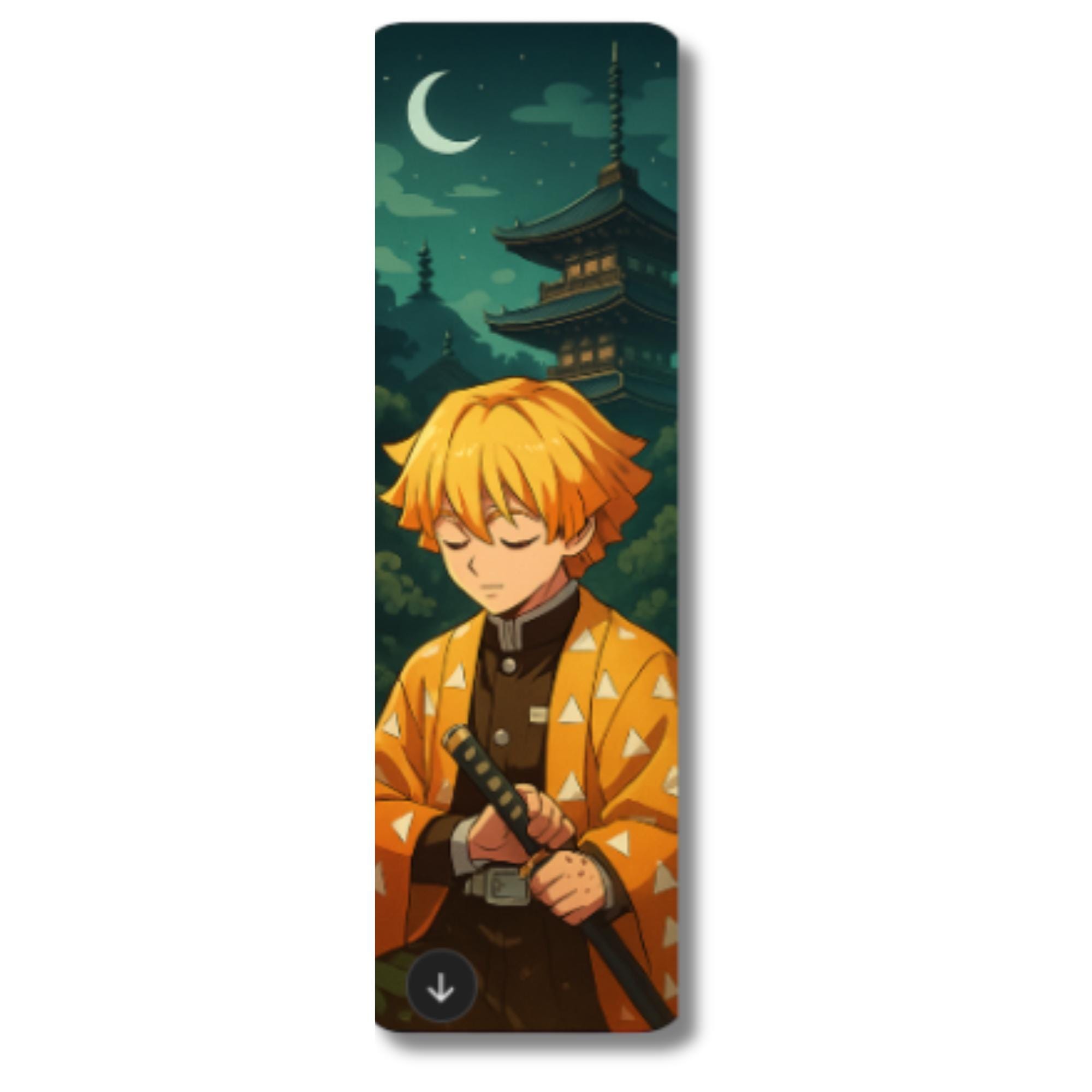 Demon Slayer Anime Bookmarks: Manga Fan Art, Kawaii Stationery Shonen ...