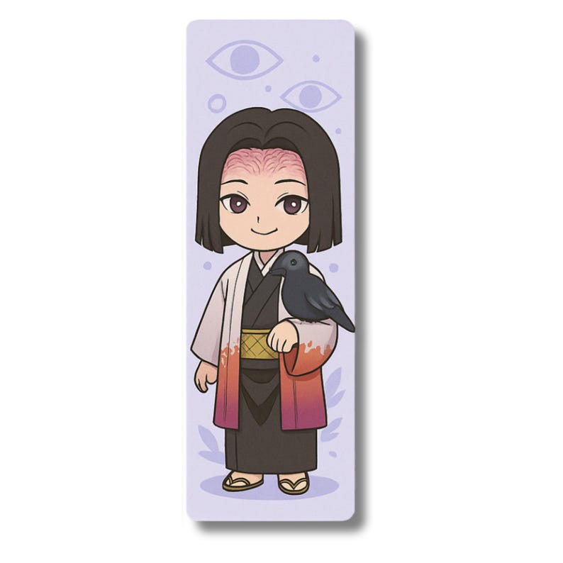 Demon Slayer Bookmarks – Chibi Muzan Gyokko Hantengu Set – Printable ...