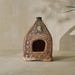 Vintage Paper Mâché Bird House – Handcrafted Folk Art Sculpture ...