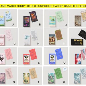 Mini Mary Figurine, Little Jesus/mary Pocket Cards, Church Party Favors ...